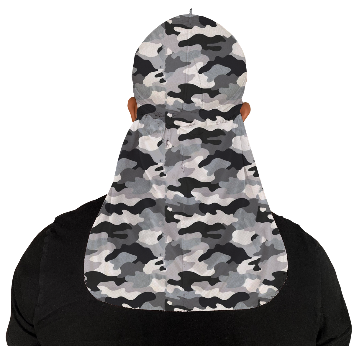 Silver Camo Silky Durag – Joorags